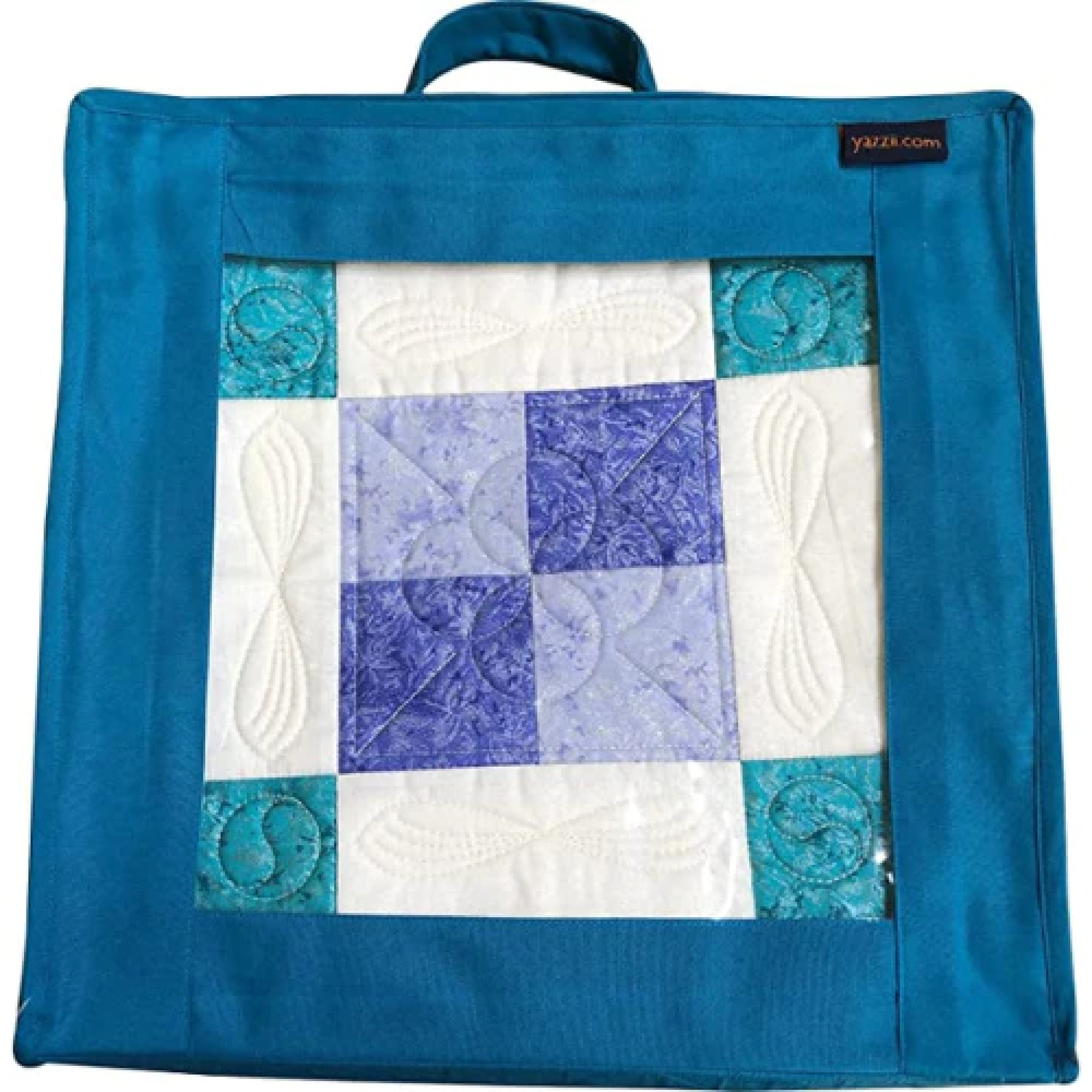 Yazzi Block Showcase Bag Aqua | Wool Haus